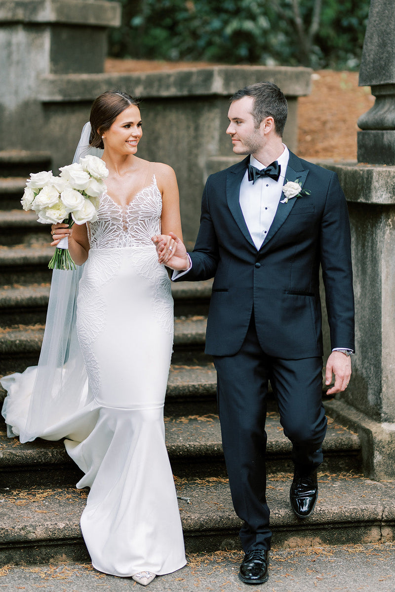 Grace Bride Bailey in the Lena Gown – Grace Loves Lace AU