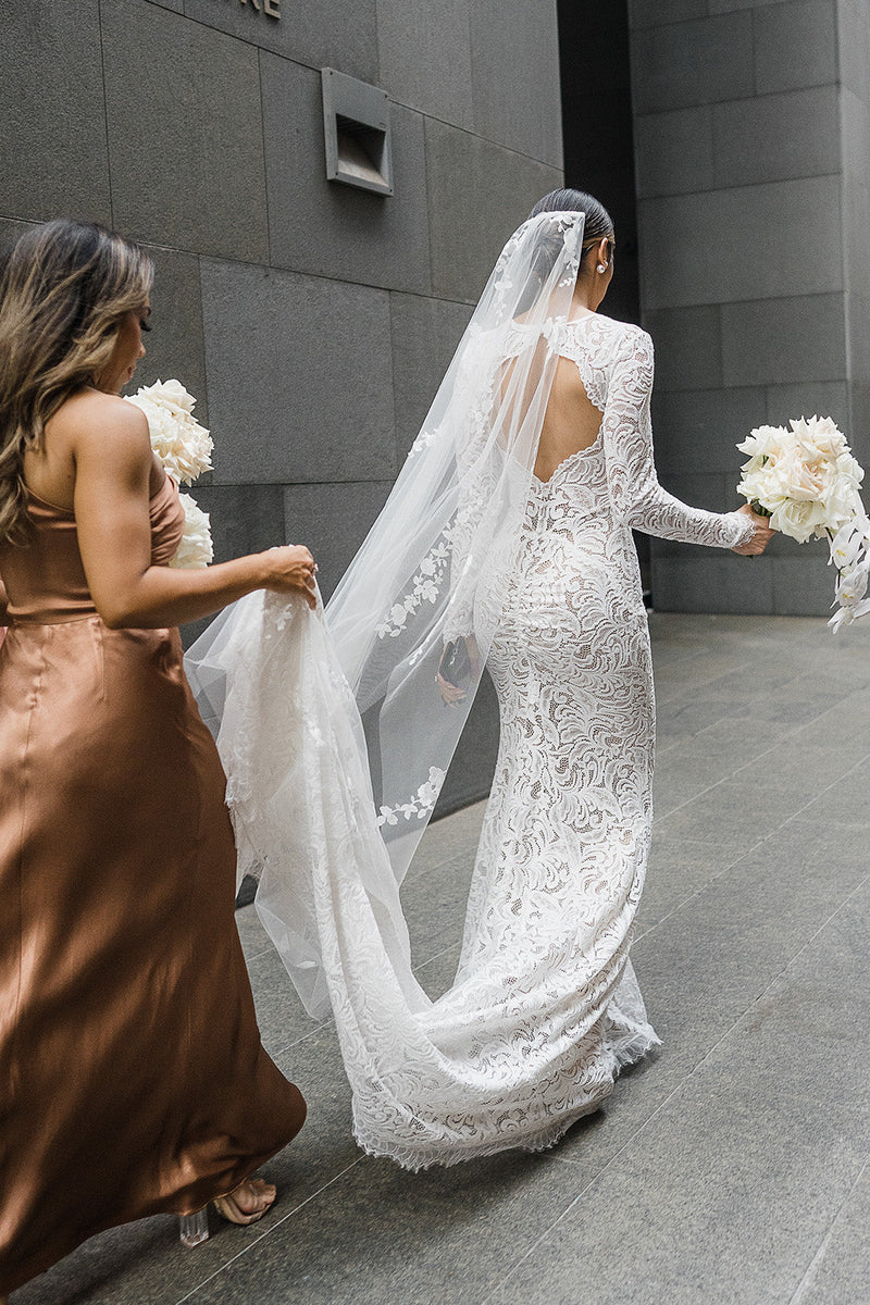 Grace Bride Leah in the Olive Gown – Grace Loves Lace AU