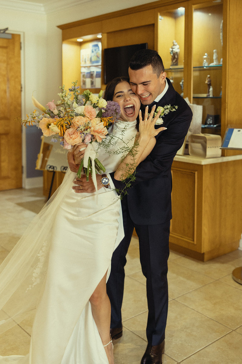 Grace Bride Melissa in the Goldie Gown – Grace Loves Lace AU