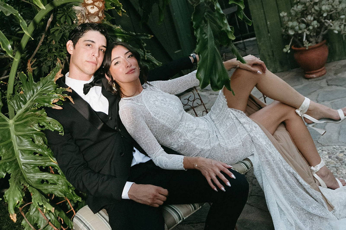 Tyler and Dominique in the Pierlot Gown – Grace Loves Lace AU