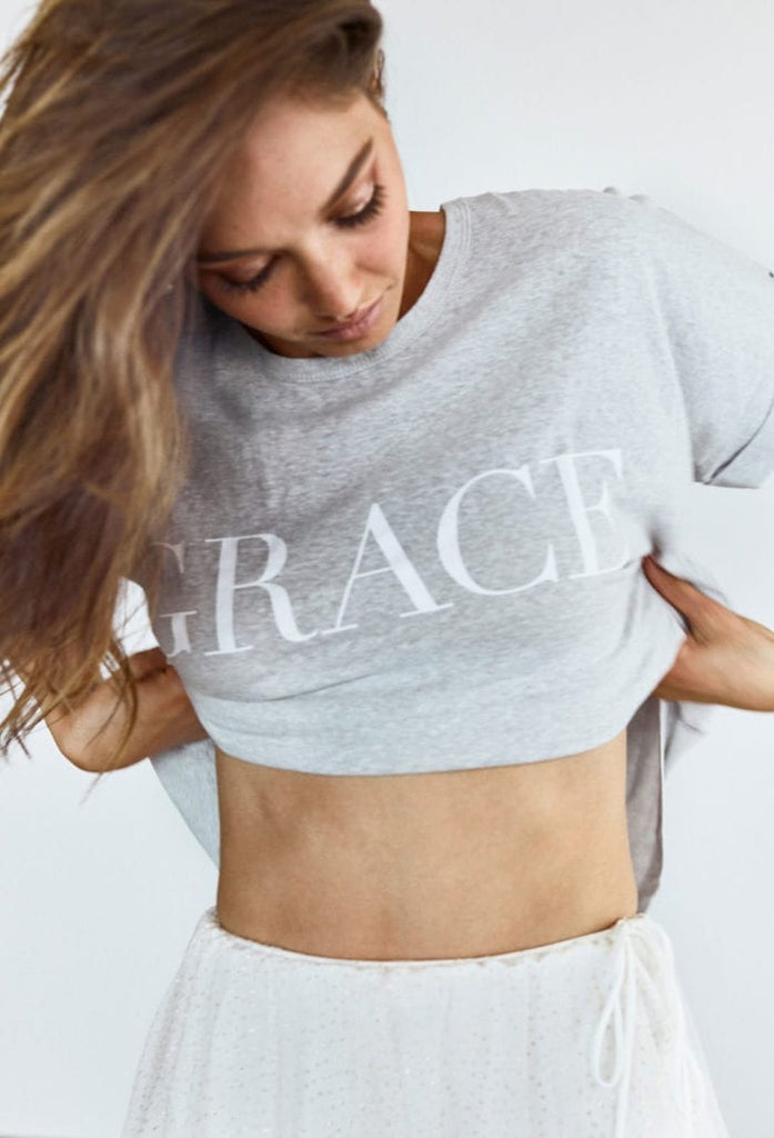 The Perfect Grace Everyday Tee in Grey – Grace Loves Lace AU